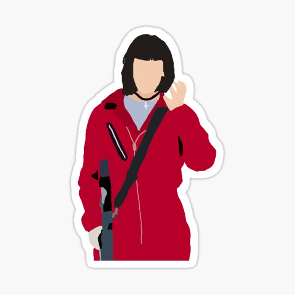 "Money Heist Tokyo" Sticker for Sale by avital123 | Redbubble