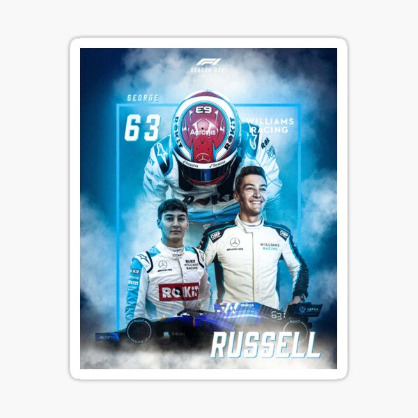 "russell" Sticker for Sale by CharleneGraham | Redbubble