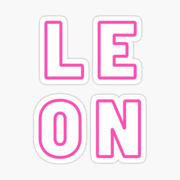 "Leon sticker" Sticker for Sale by naomisomerset | Redbubble