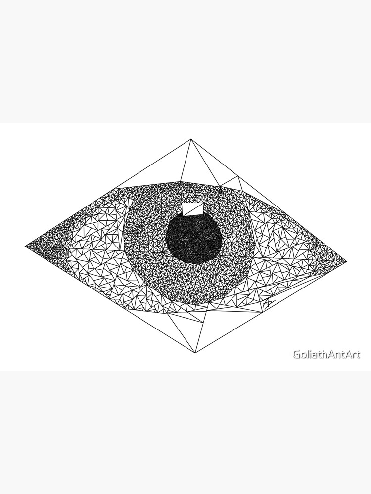 "Geometric Eye" Poster by GoliathAntArt | Redbubble