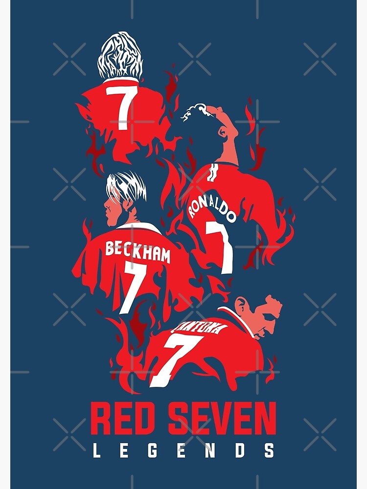 The Red Seven - Man Utd Premium Matte Vertical Poster sold by Christian ...