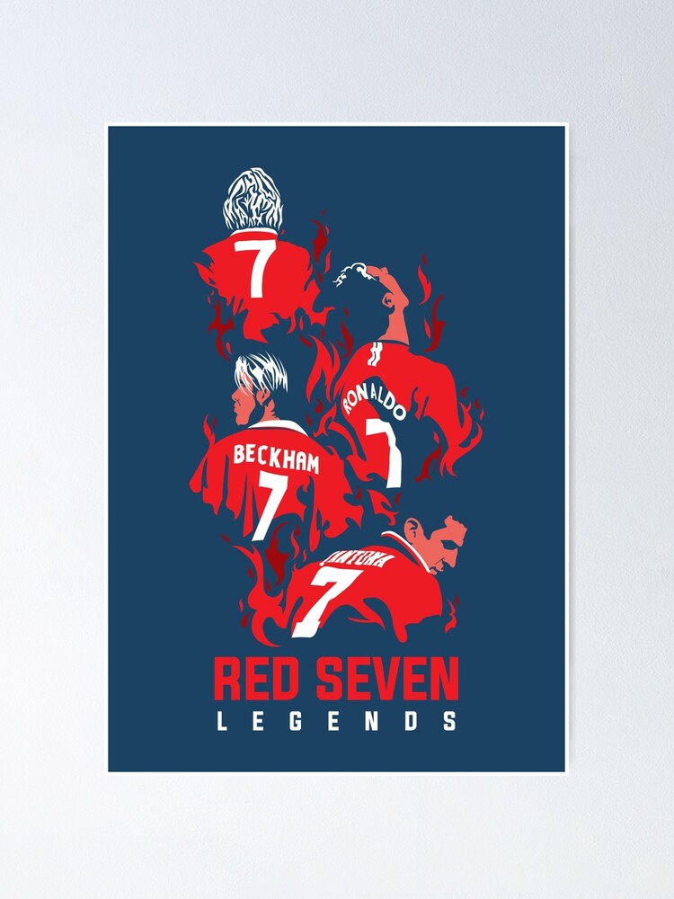 "The Red Seven - Man Utd" Poster for Sale by nusagraph-id | Redbubble