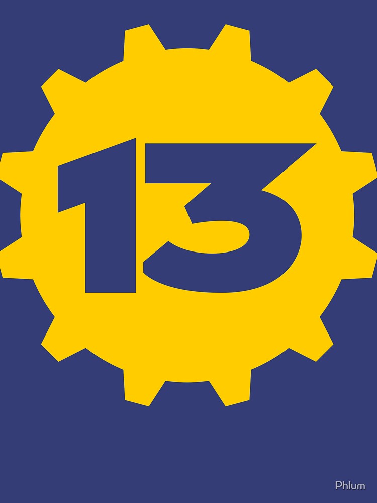 "Vault 13 - Style 3" T-shirt for Sale by Phlum | Redbubble | fallout t ...