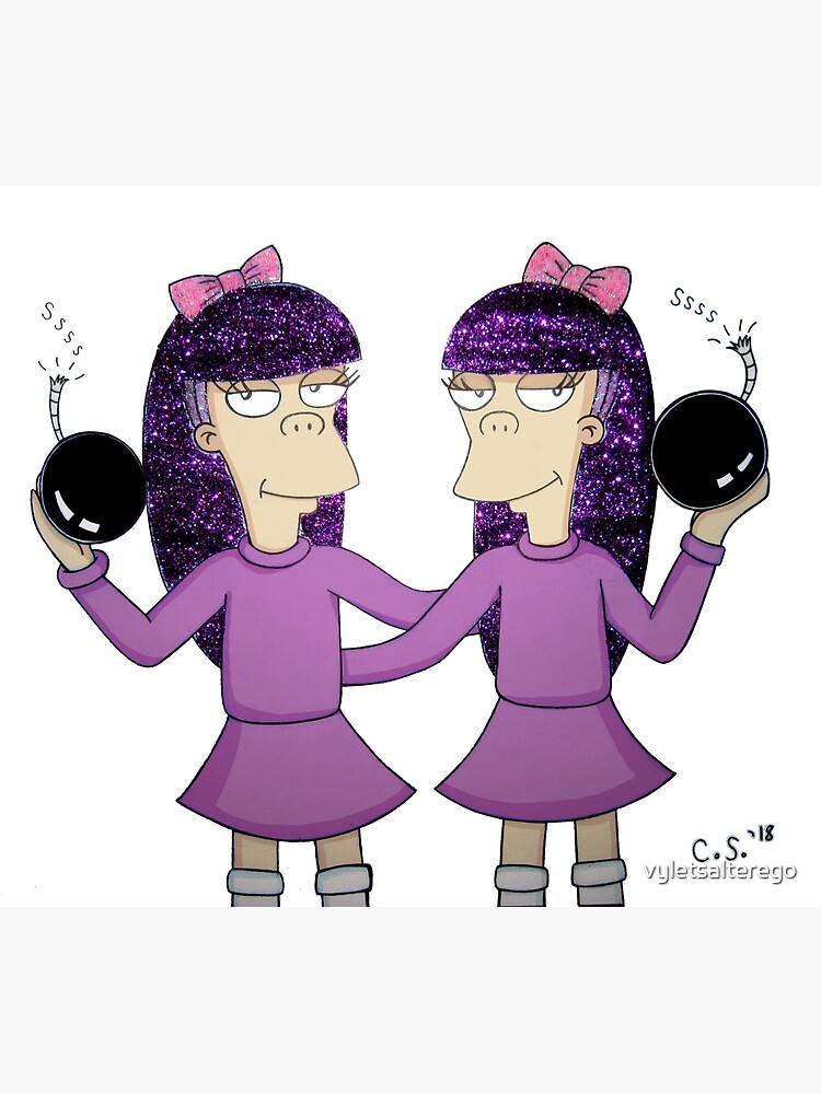 "Sherri and Terri" Poster for Sale by vyletsalterego | Redbubble