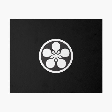 "Maeda Japanese Kamon Mon Samurai Crest" Art Board Print for Sale by ...