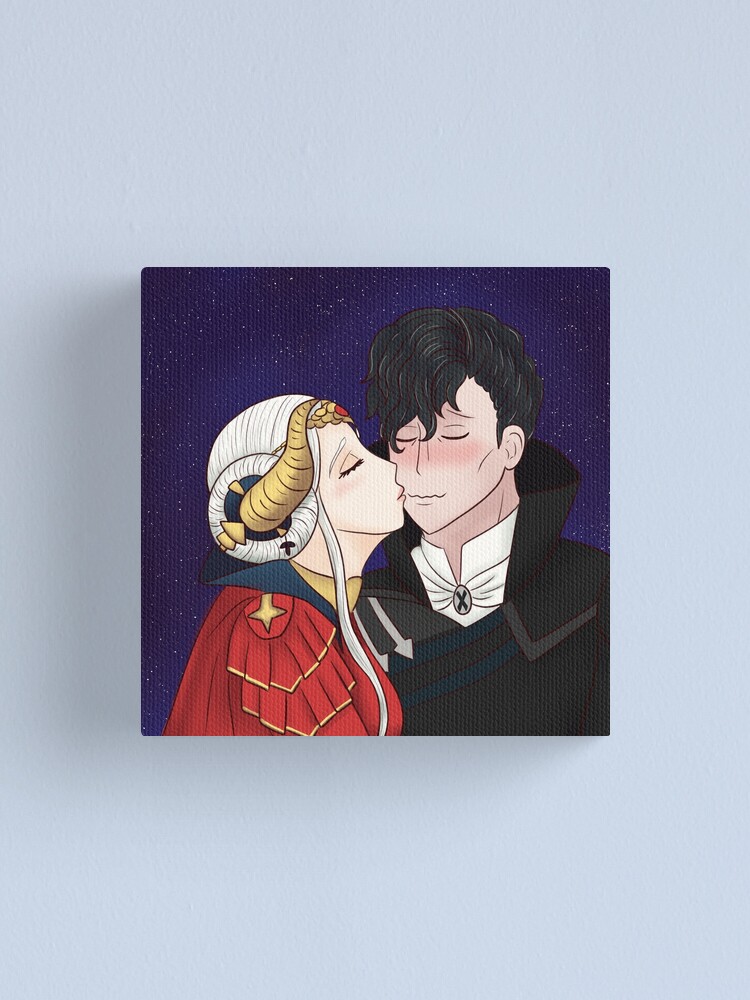 "Edelgard x Hubert" Canvas Print for Sale by TofuDomination | Redbubble