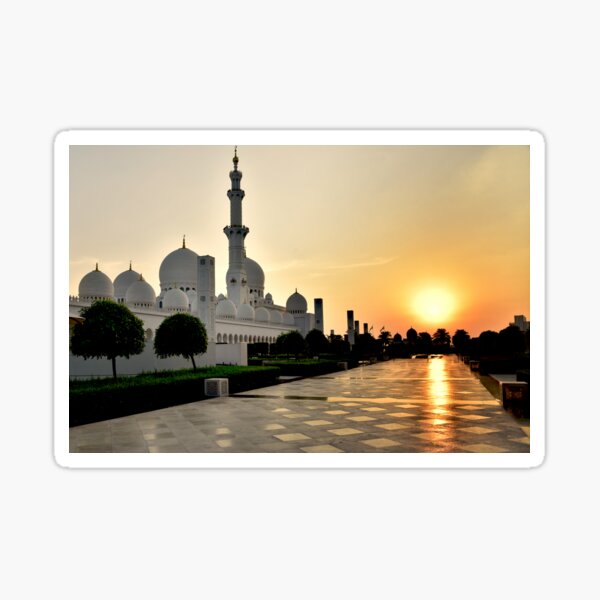 "Sheikh Zayed Mosque" Sticker by bkbuckley | Redbubble