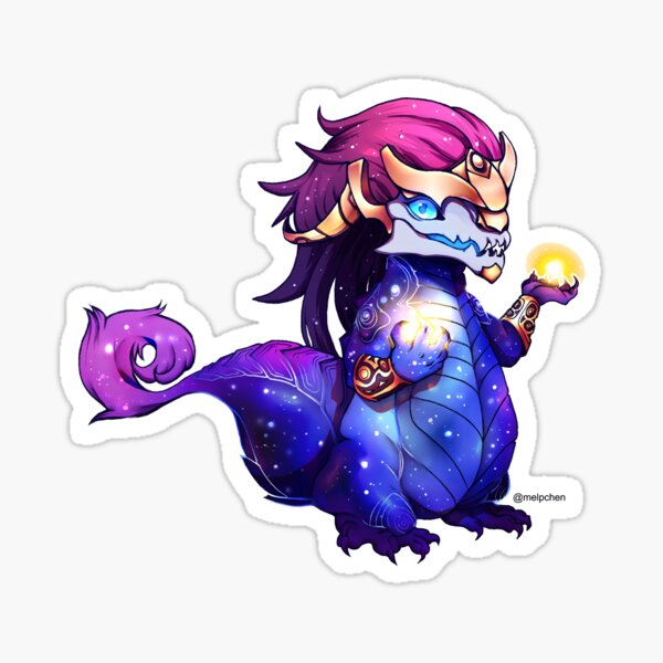 "Aurelion Sol Fan Art" Sticker for Sale by Melpchen | Redbubble