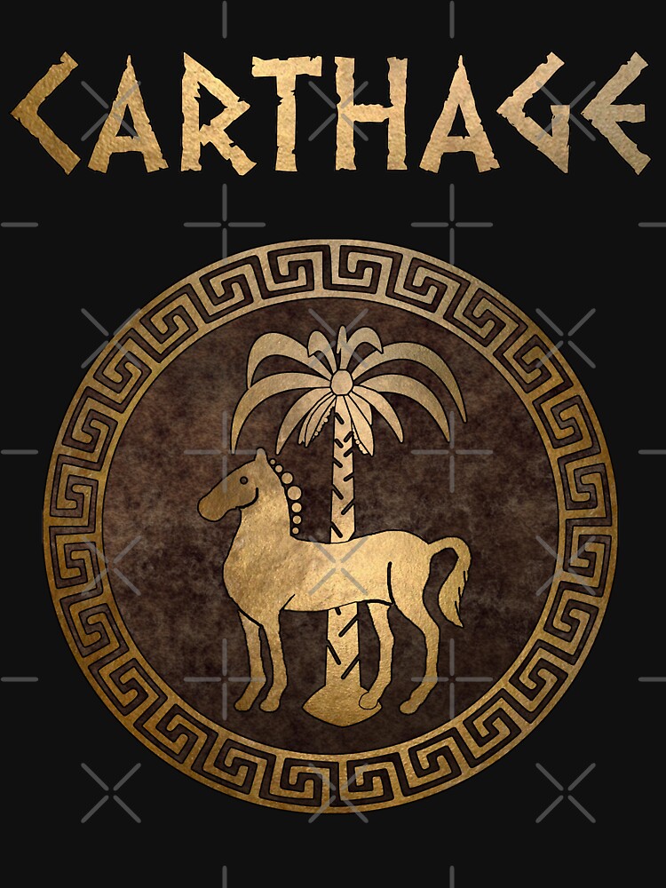 "Carthage Ancient Symbol of Qart-Hadasht" T-shirt for Sale by ...
