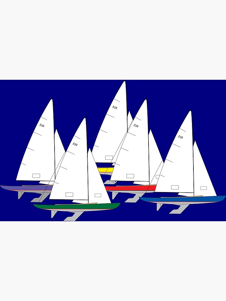 "International 210 Sailboat" Poster for Sale by CHBB | Redbubble