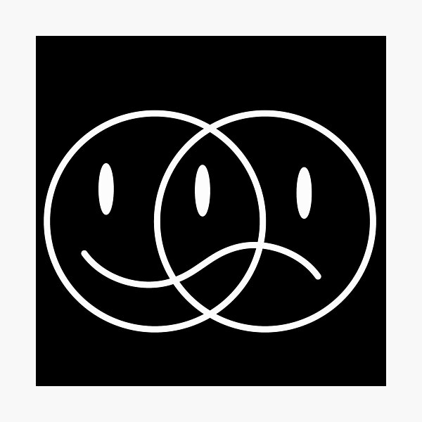 "Borderline Smiley Face" Photographic Print by Arketip | Redbubble