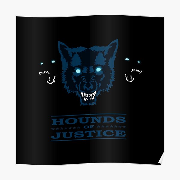 "Hounds Of Justice Three Wolves" Poster by DegnWorld | Redbubble