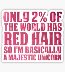 Red Hair: Stickers | Redbubble
