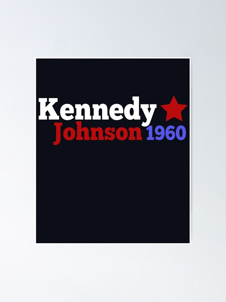 "John JFK Kennedy & Lyndon B Johnson 1960 Presidential Election ...
