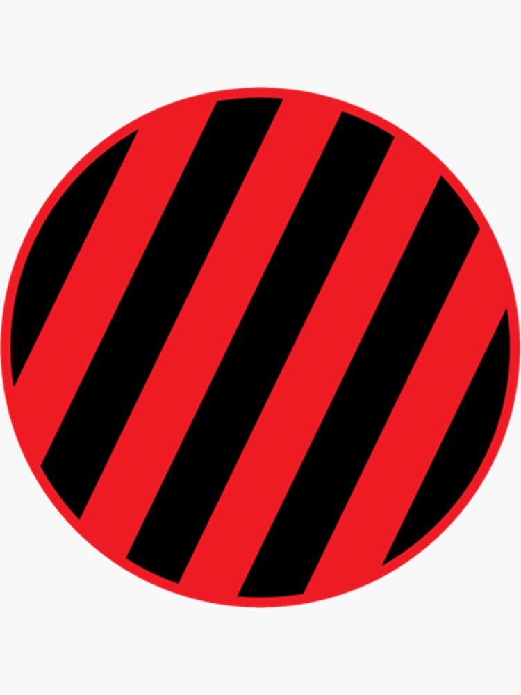 "Essendon Fan Circle Design Fitted " Sticker for Sale by ...