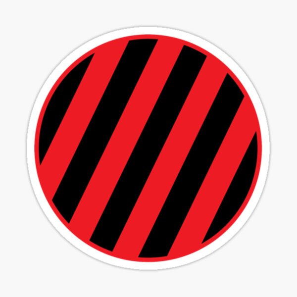 "Essendon Fan Circle Design Fitted " Sticker for Sale by ...