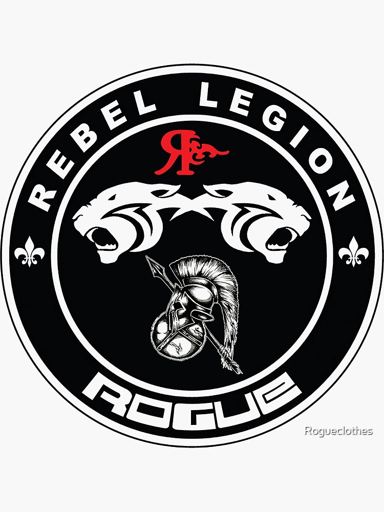 "ROGUE REBEL LEGION" Sticker by Rogueclothes | Redbubble