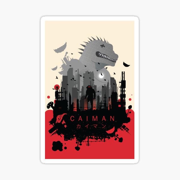 "Caiman - Dorohedoro " Sticker for Sale by SwensonaDesigns | Redbubble