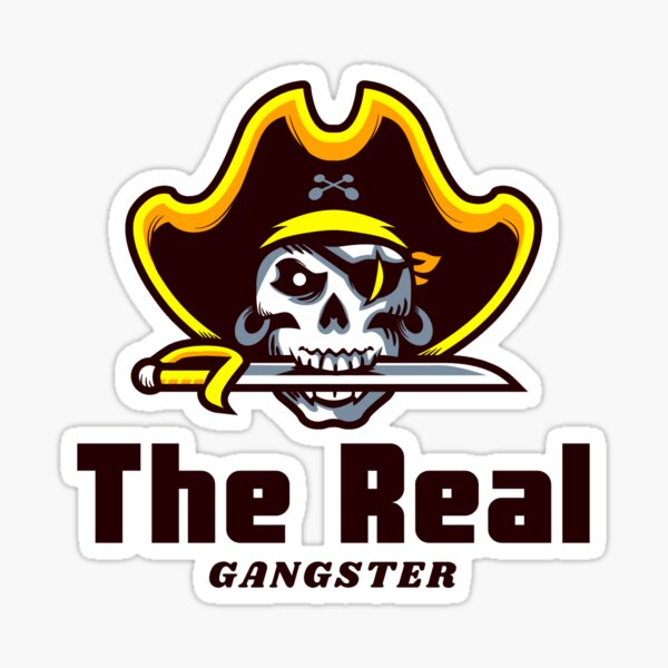 "Gangster " Sticker for Sale by Rajneeldesigner | Redbubble