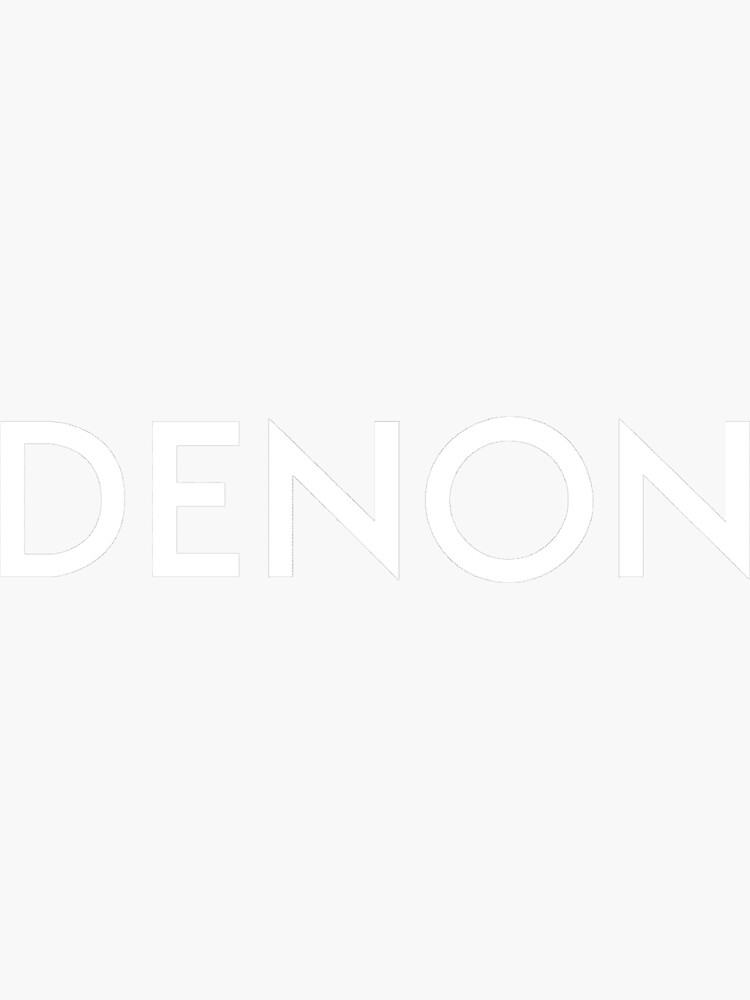 "Denon" Sticker for Sale by Cool-Opossum | Redbubble