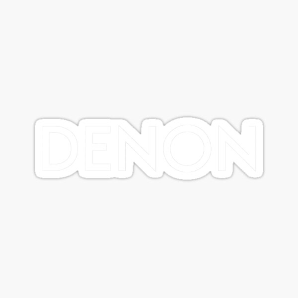 "Denon" Sticker for Sale by Cool-Opossum | Redbubble
