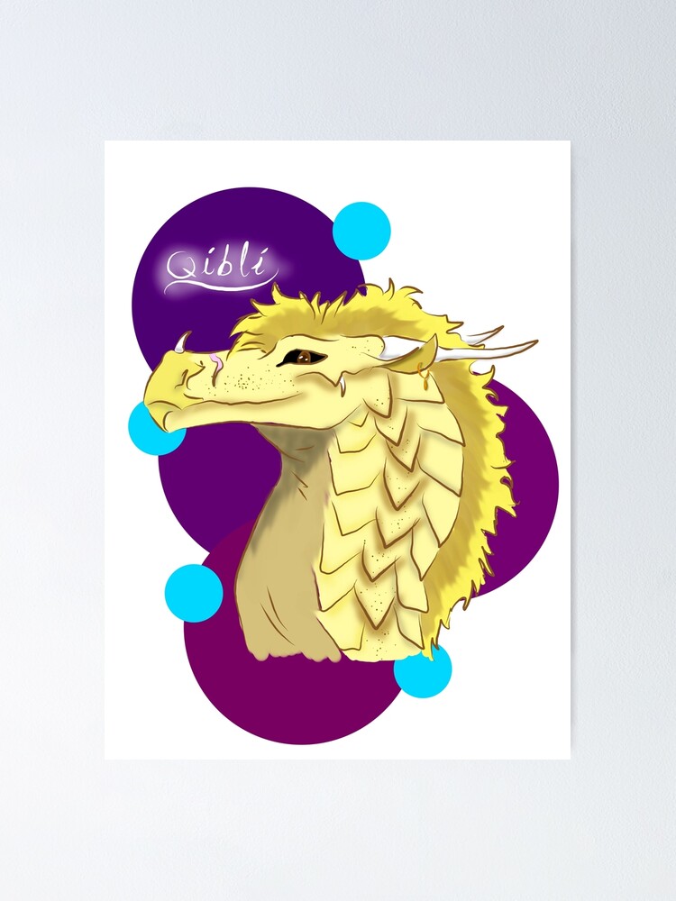 "Qibli the Sandwing" Poster for Sale by StrangeDragon04 | Redbubble