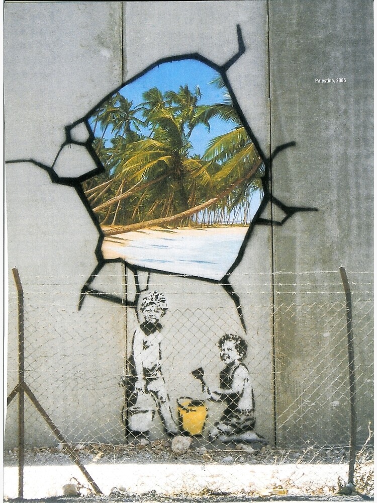 "banksy palestine" Art Print by darksoulz | Redbubble