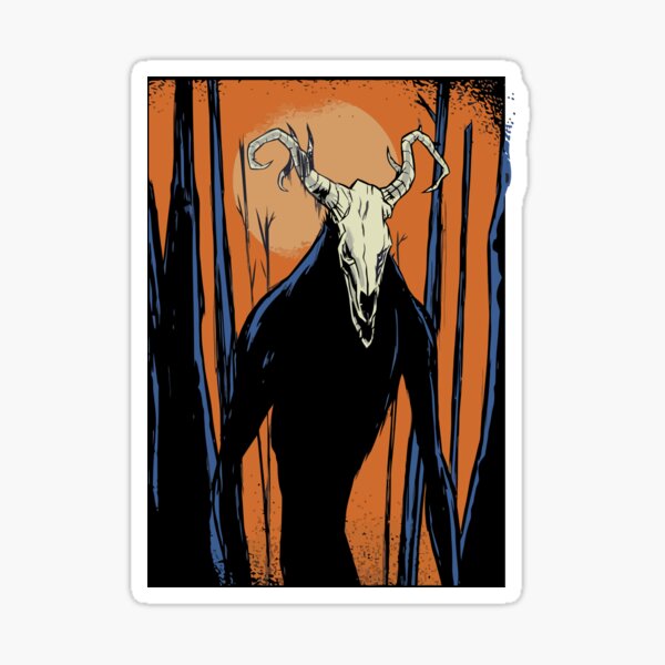 "Wendigo" Sticker for Sale by zaher97 | Redbubble