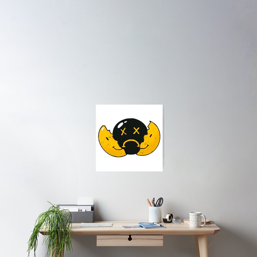 "Happy Sad Faces. Dead Inside Smiley Face" Poster by JoyCorp | Redbubble