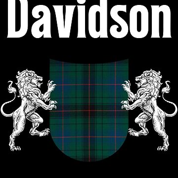 "Davidson Clan Scottish Name Coat Of Arms Tartan" Photographic Print ...