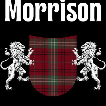 "Morrison Clan Scottish Name Coat Of Arms Tartan" Sticker for Sale by ...