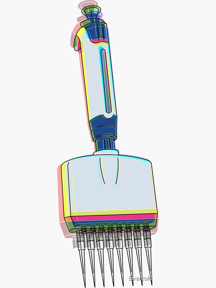 "Neon Multichannel " Sticker for Sale by Evertold | Redbubble