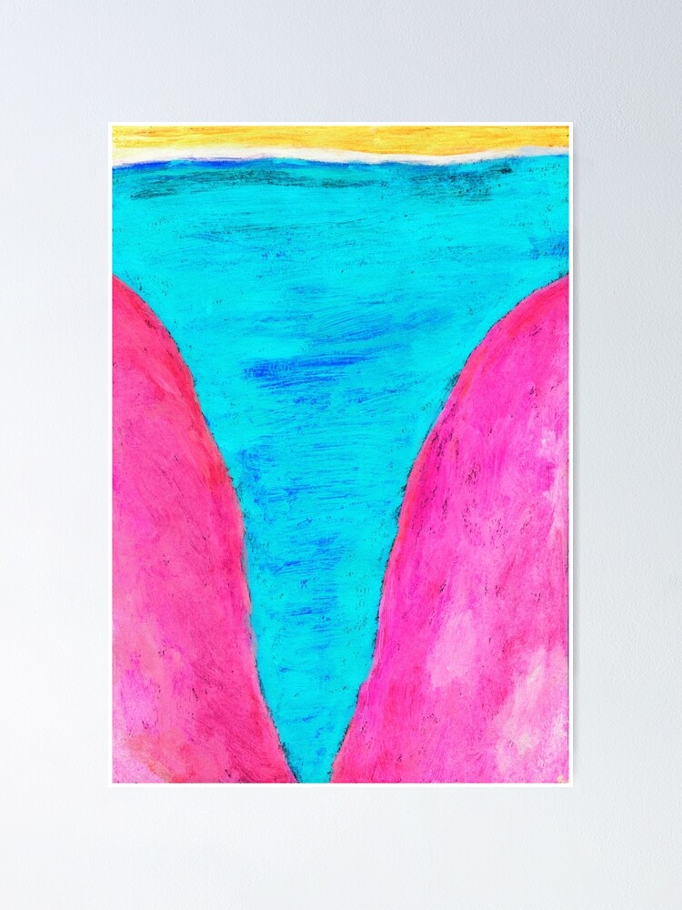 "Valley Inverted" Poster by LukeMargetts | Redbubble