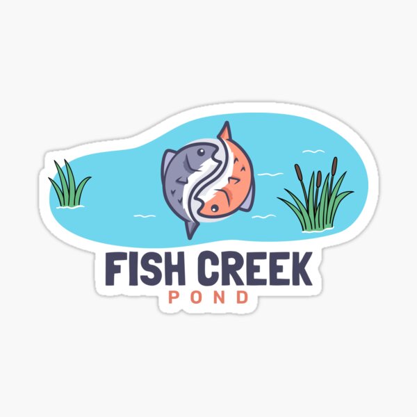 "fish creek pond" Sticker for Sale by fhodgson | Redbubble