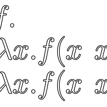 "Y Combinator Lambda Calculus" Sticker for Sale by julianzucker | Redbubble