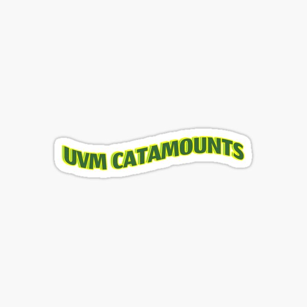 "UVM CATAMOUNTS" Sticker for Sale by ggracesshaw | Redbubble