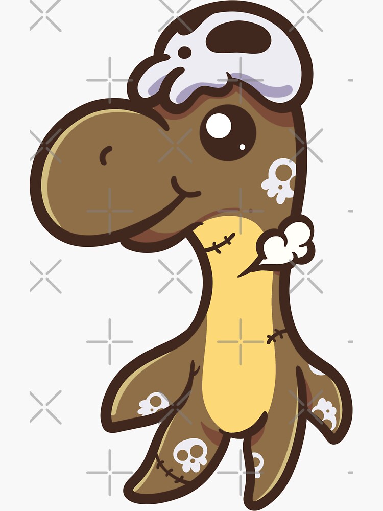 "Small Nessie from Loch Ness" Sticker for Sale by Voyshop | Redbubble