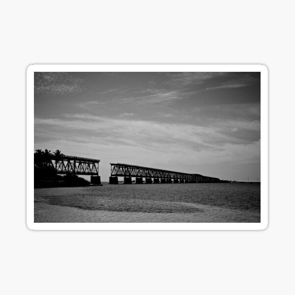 "Bahia Honda Railway Bridge" Sticker for Sale by PlanetFranck | Redbubble