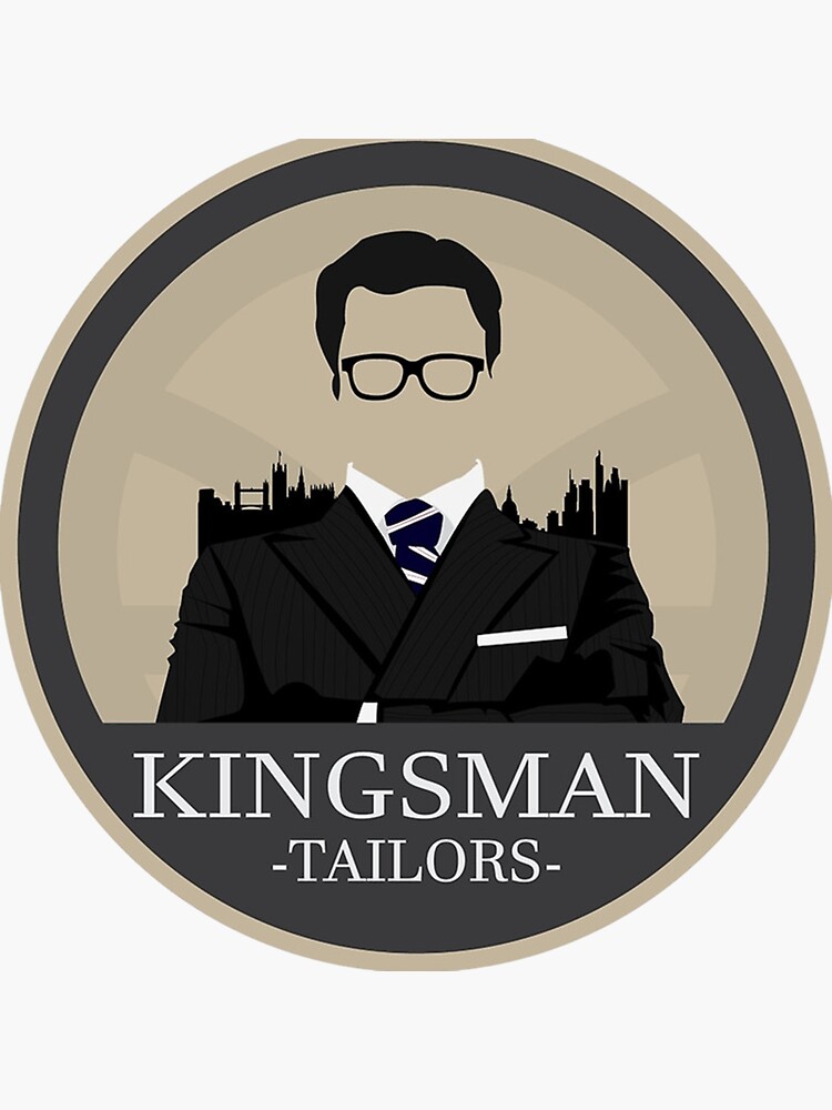 "Kingsman Patch T-Shirt Sticker" Sticker for Sale by AdisonWill | Redbubble