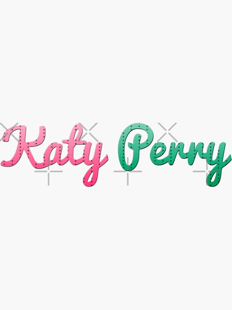 "katy logo" Sticker for Sale by chaimael | Redbubble