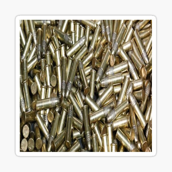 "Bullets................." Sticker for Sale by WinkyDoodle | Redbubble