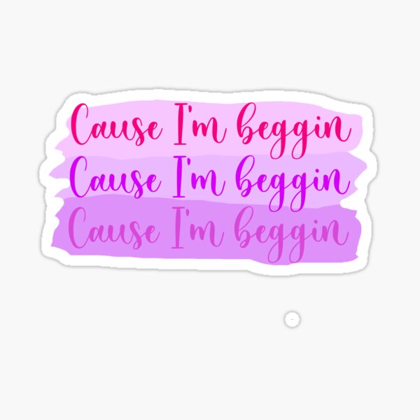 "Beggin Maneskin Sticker" Sticker for Sale by asustudios | Redbubble