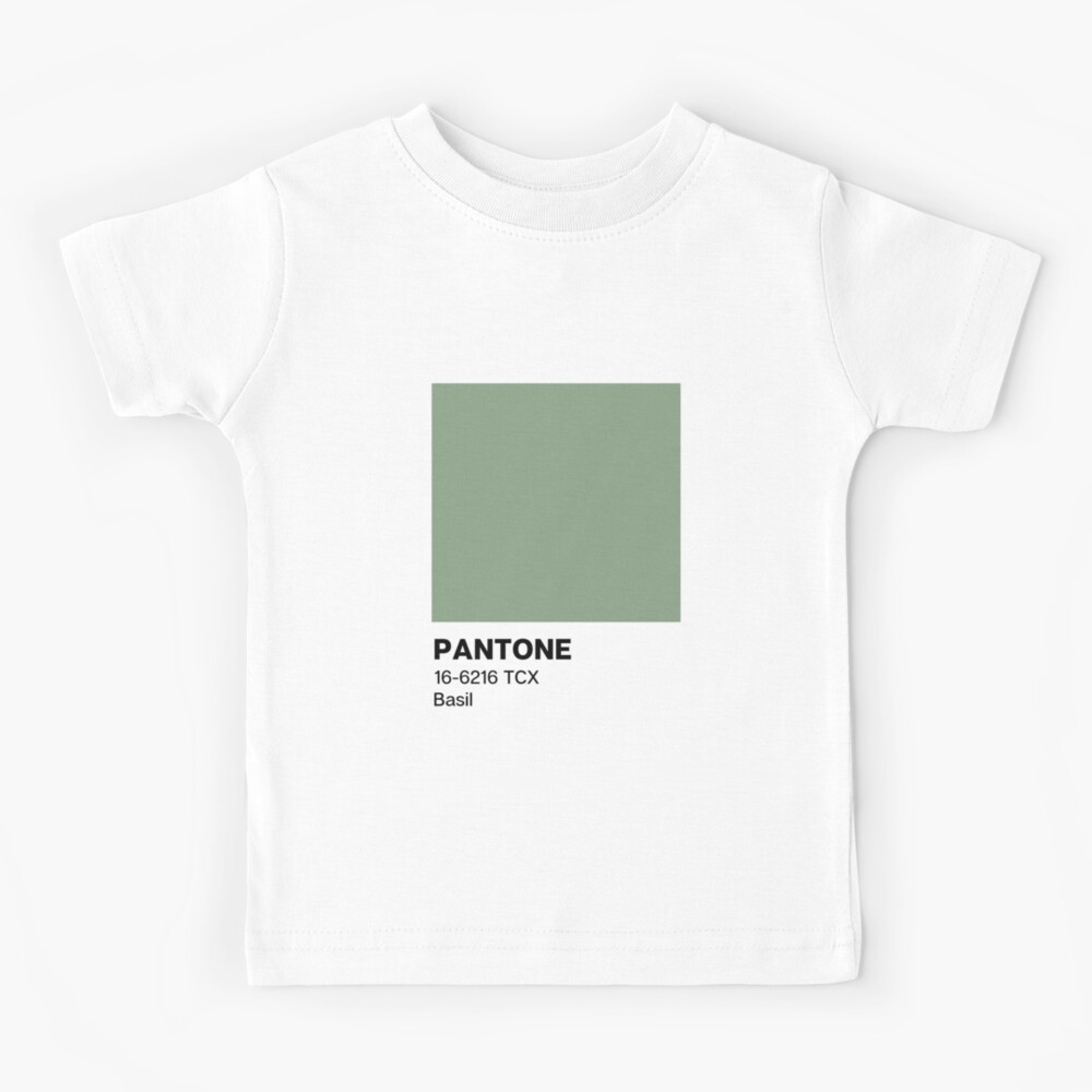 "Pantone Basil" Kids T-Shirt for Sale by piastrelli | Redbubble
