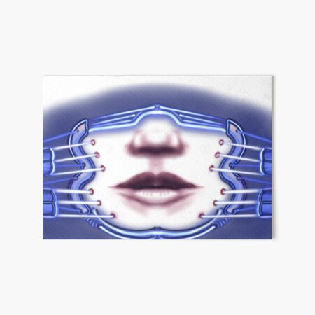 "robotic faceplate replacement strap" Art Board Print for Sale by ...