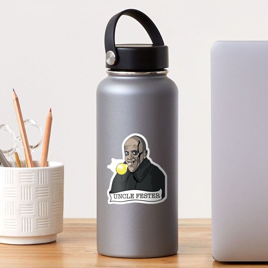 "Uncle Fester " Sticker for Sale by Raven17patrice | Redbubble