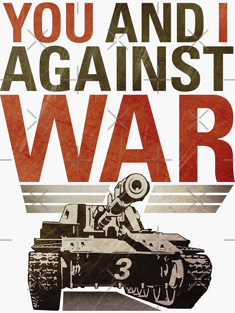 "WORLD WAR" Sticker for Sale by boyangz | Redbubble