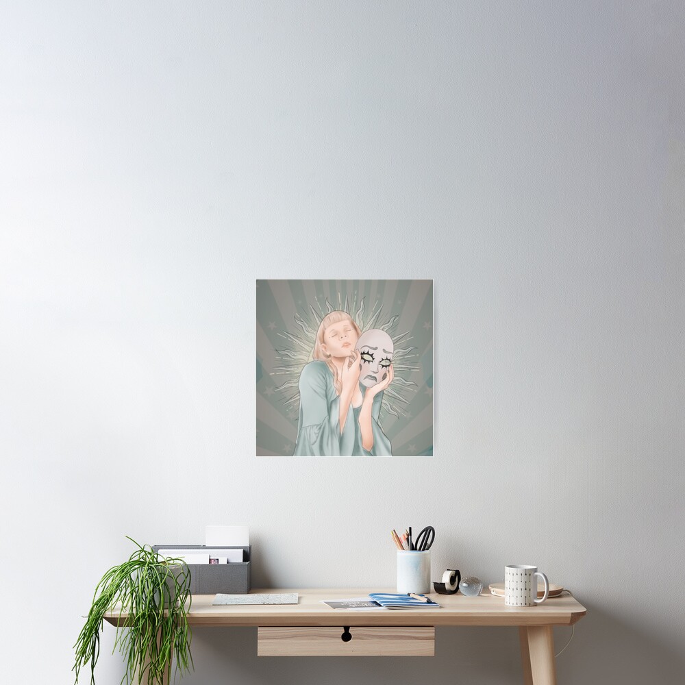 "Aurora Aksnes Cure For Me Mask" Poster for Sale by Covancide | Redbubble