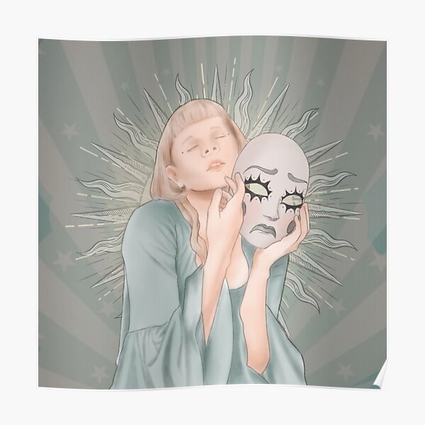 "Aurora Aksnes Cure For Me Mask" Poster for Sale by Covancide | Redbubble