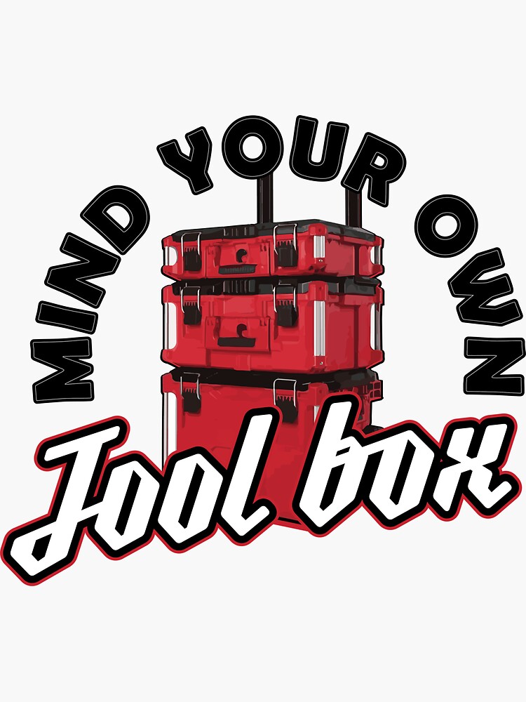 "Tool Box" Sticker for Sale by wire-alot | Redbubble
