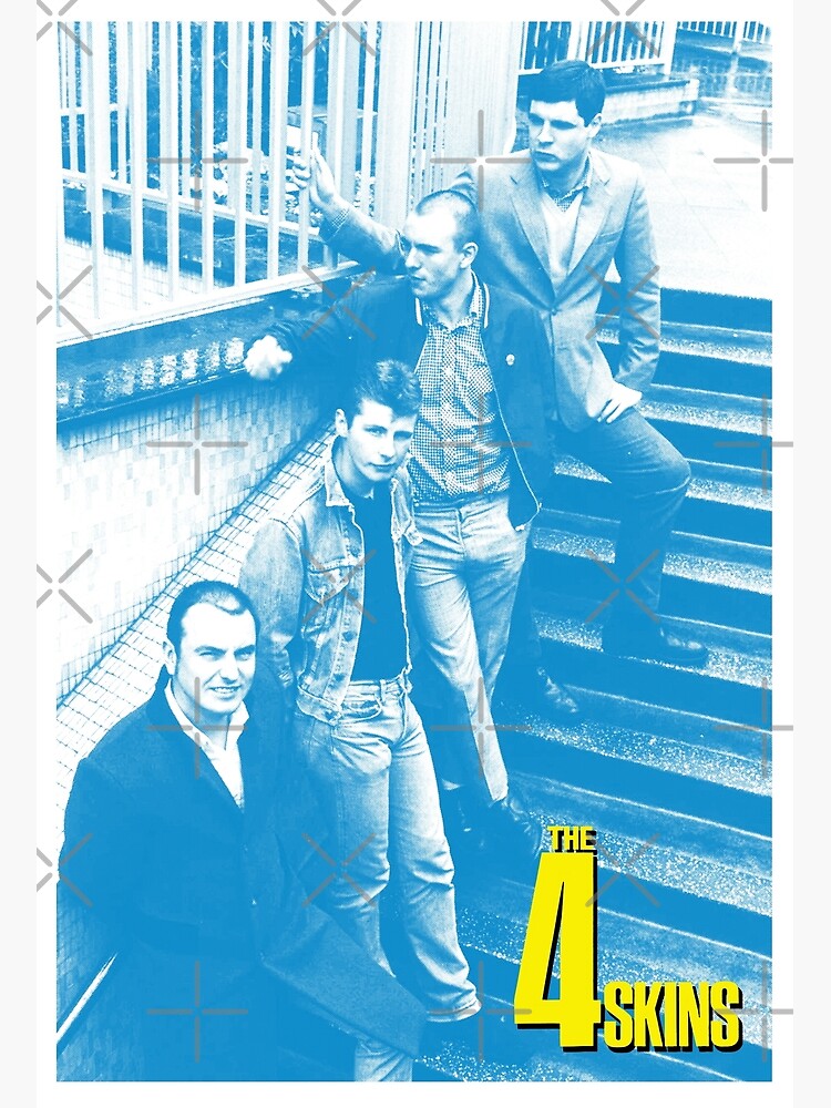 "The 4 Skins - 4 Skins Poster - Skinhead" Art Print for Sale by ...